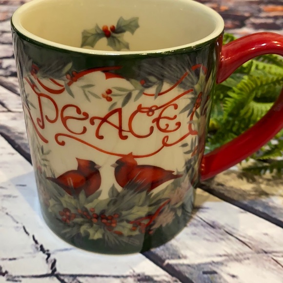 Lang. | Dining | Lang Holiday Birds Of Peace Mug | Poshmark